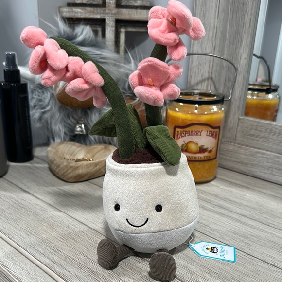 Jellycat | Toys | Jellycat Pink Flower Pot Plush | Poshmark